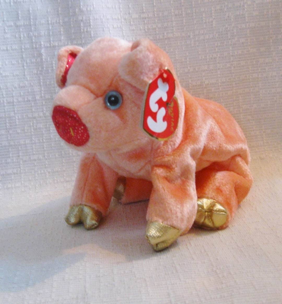 Ty Beanie Baby - Pig - Cutest Pink Pig Ever! - Original Tag - 2000 ...