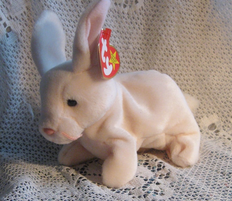Ty Beanie Baby Nibbly bunny Rabbit Original Tag - Etsy