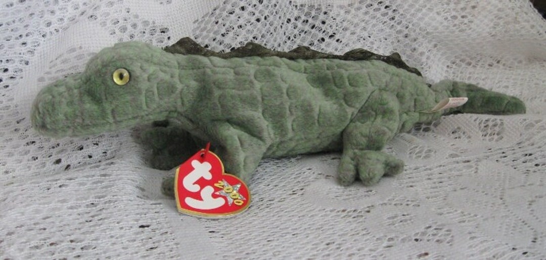 Ty Beanie Baby - Swampy - A Handsome Alligator or Crocodile - With ...
