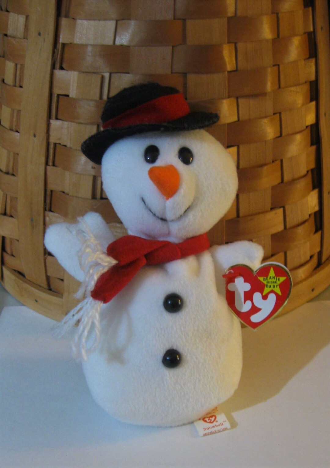 Ty Beanie Baby Snowman Snowball Birthday: Dec. 22, 1996 - Etsy