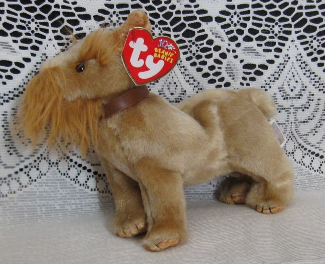 Ty Beanie Baby Schnitzel Cute Brown Dog or Puppy With Original Tag ...