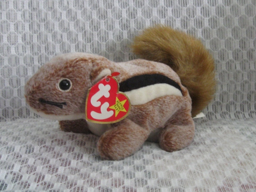 Ty Beanie Baby - Chipper - Very Cute Chipmunk - Original Tag - 1999 - Etsy