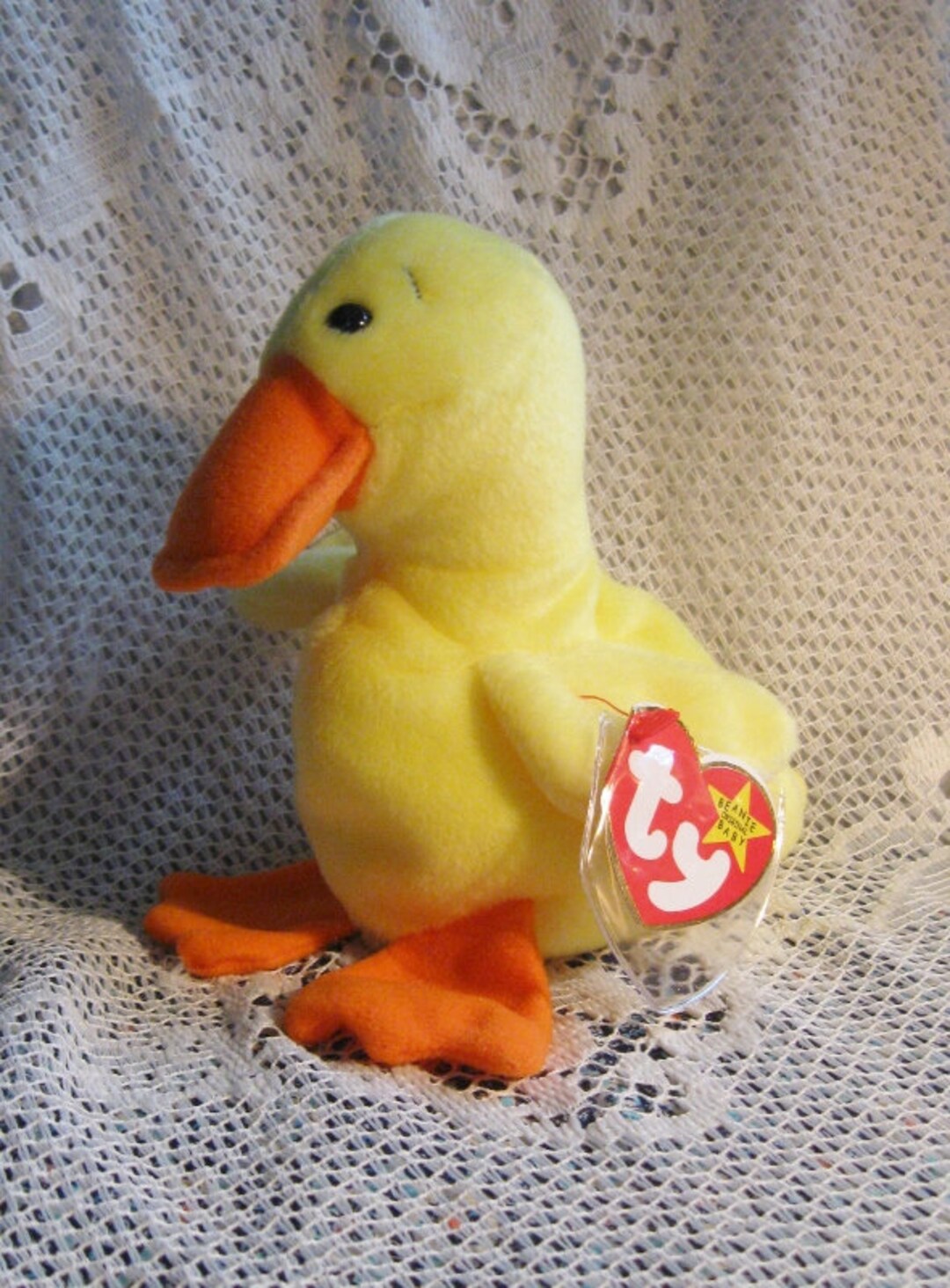 Ty Beanie Baby - Quackers - Yellow Duck - Easter Plush - Plush Yellow ...