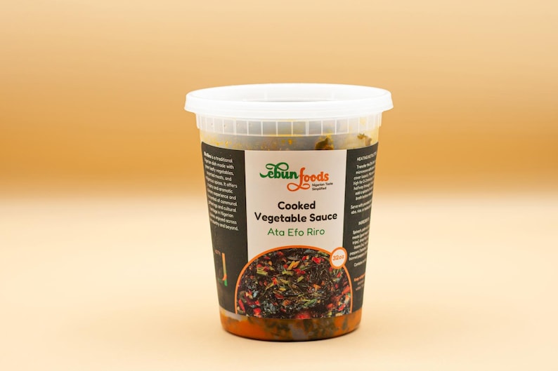 Efo Riro - Nigerian Spinach Stew With Assorted Meats (32oz) - Etsy