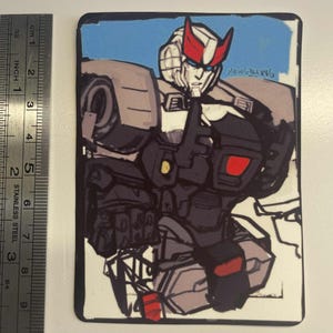 Transformers IDW, Pin up Sketch Photocards, Kup, Springer, Ironhide ...