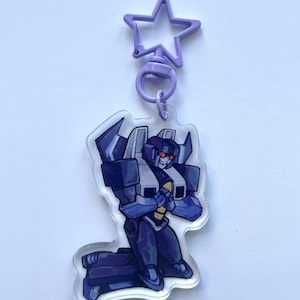 Transformers Trine Keychains, Hand Cut Stickers, Starscream ...