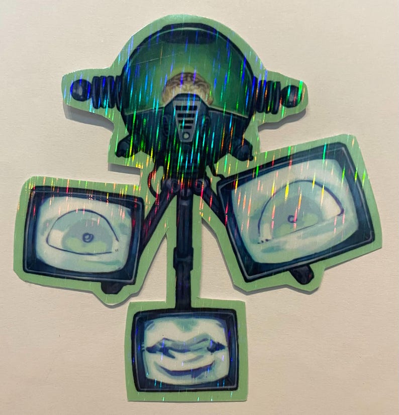 THINK TANK Fallout New Vegas - Old World Blues Stickers - Etsy