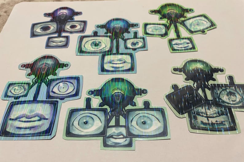 THINK TANK Fallout New Vegas - Old World Blues Stickers - Etsy