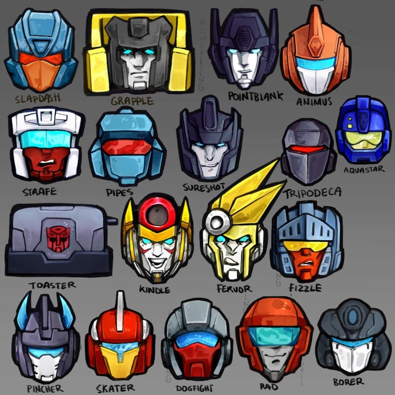 Lost Light Transformers IDW MTMTE Blind Bag Headshot Stickers - Etsy