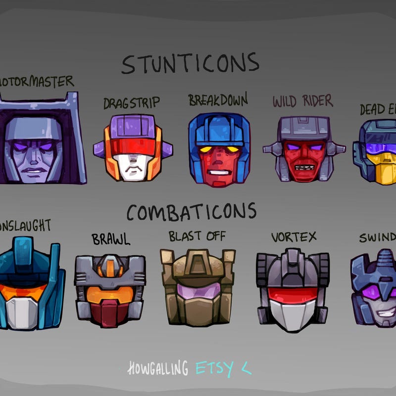 Transformers G1 Labels - Etsy UK