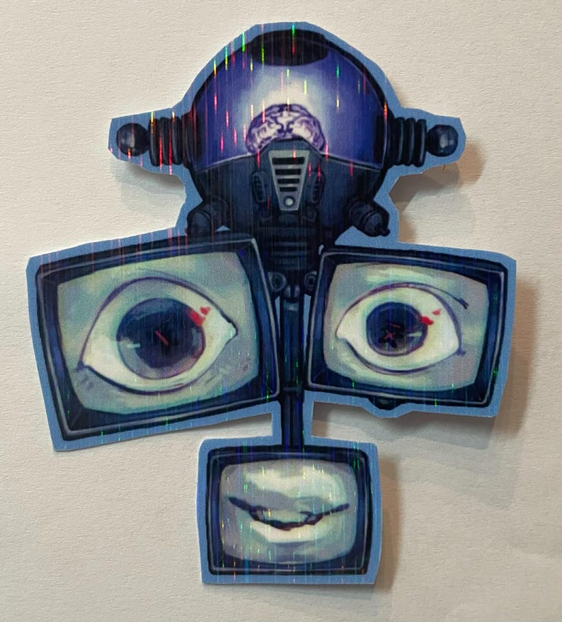THINK TANK Fallout New Vegas - Old World Blues Stickers - Etsy