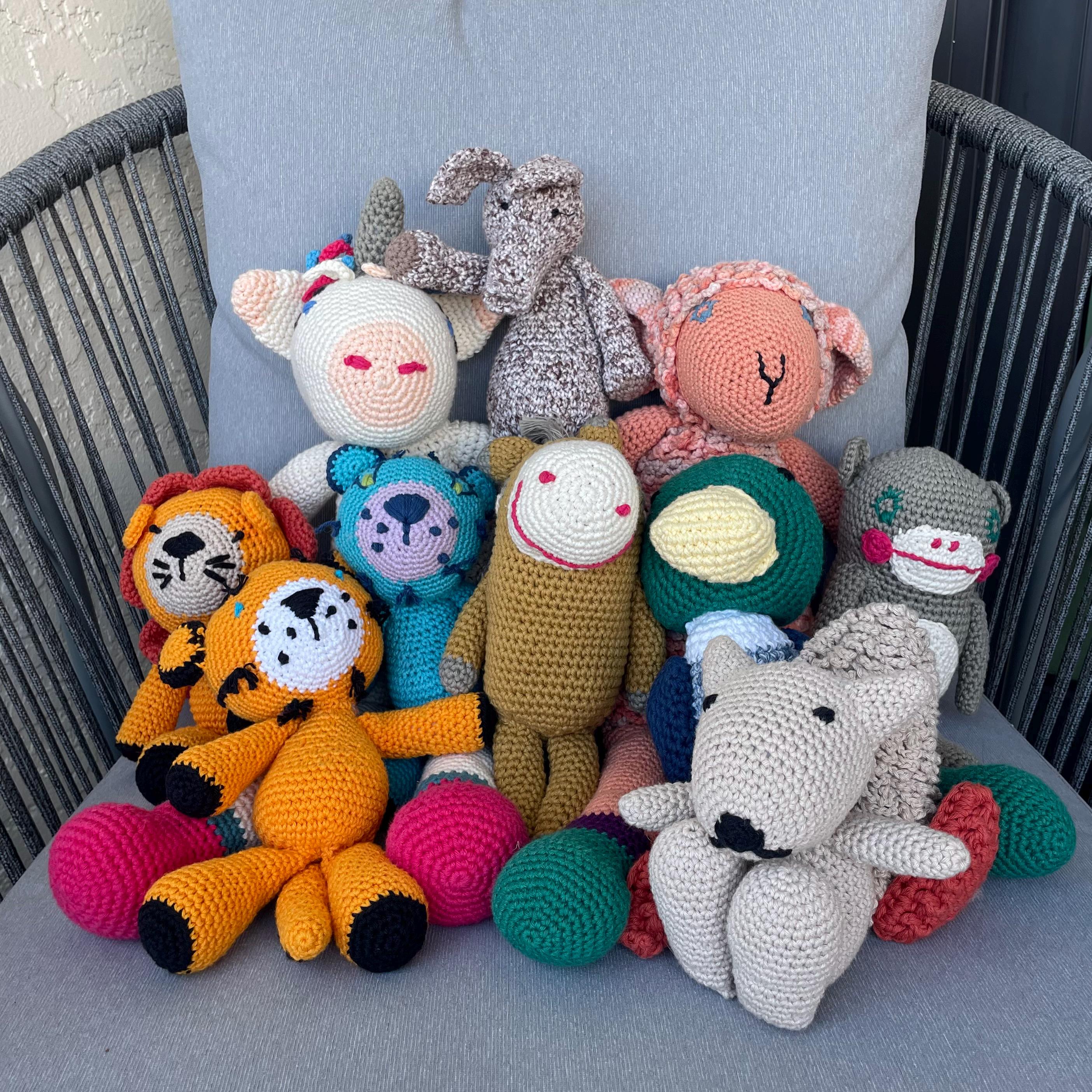 Cute Crocheted Aardvark Stuffed Animal Handmade Unique Baby Shower Gift ...