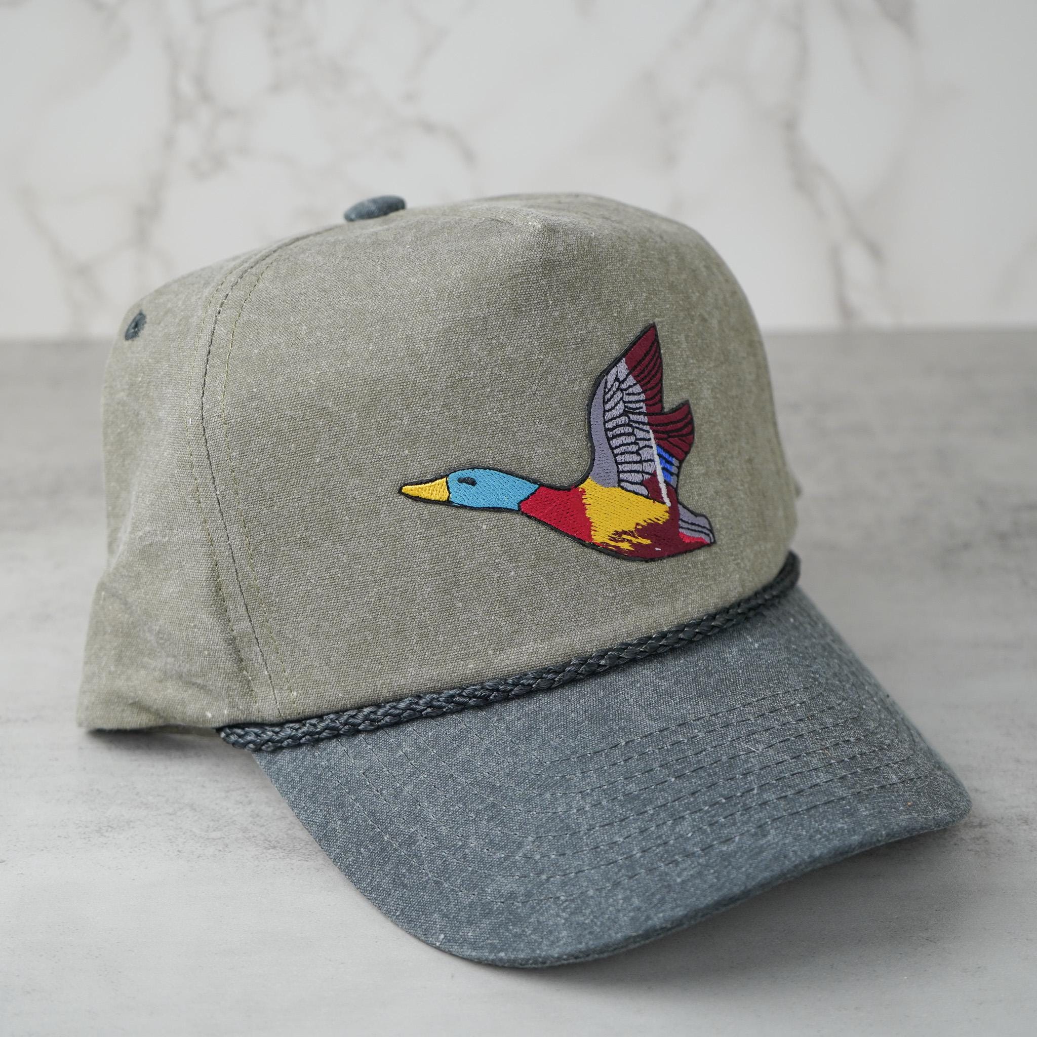Mallard Duck Vintage Style Snapback Hat - Etsy