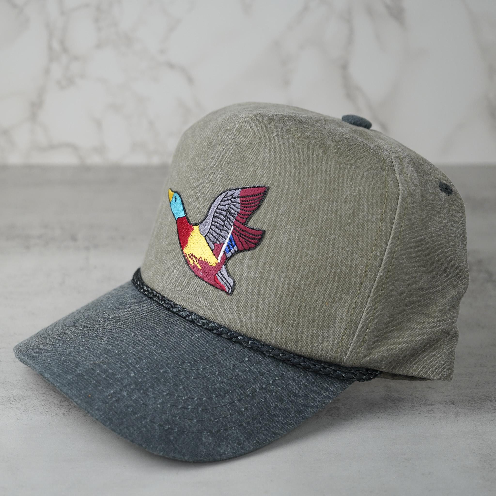 Mallard Duck Vintage Style Snapback Hat - Etsy