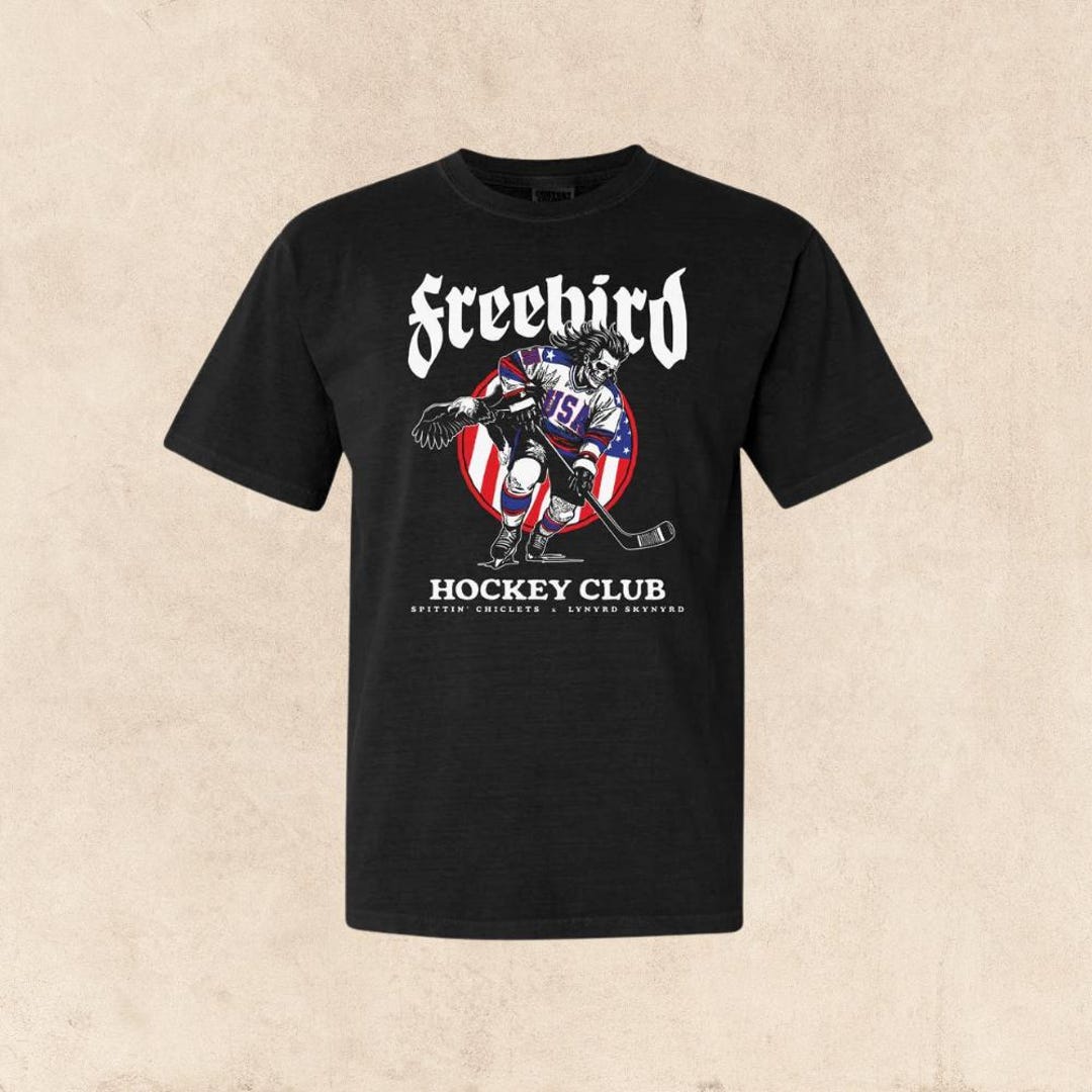 Freebird USA Spittin Chiclets X Lynyrd Skynyrd T-shirt Retro Classic ...