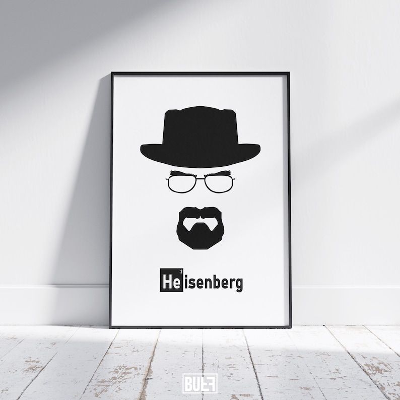 Breaking Bad Digital Poster, Modern Wall Art, Printable Home and Office ...