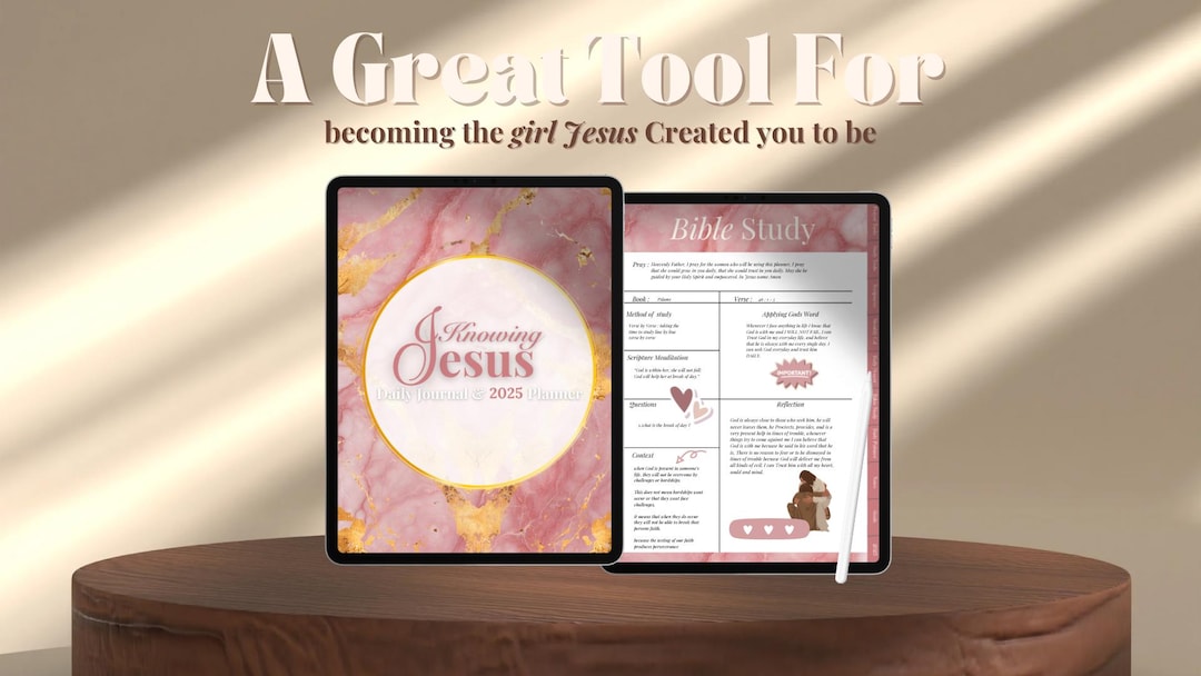 2025 Digital Planner, Jesus Girly, 2025 Planner, Daily Planner, Digital ...