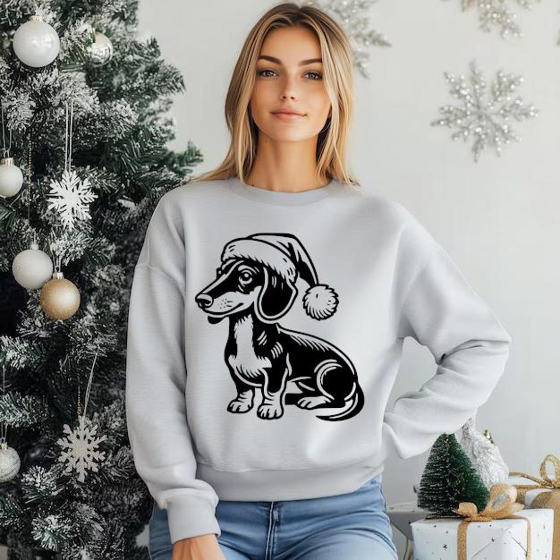 Christmas Dogs SVG Dachshund SVG for Cricut Pet SVG Cut Files for Dog ...