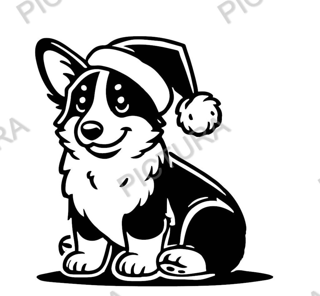 Christmas Dogs SVG Corgi SVG for Cricut Pet SVG Cut Files for Dog Lover ...