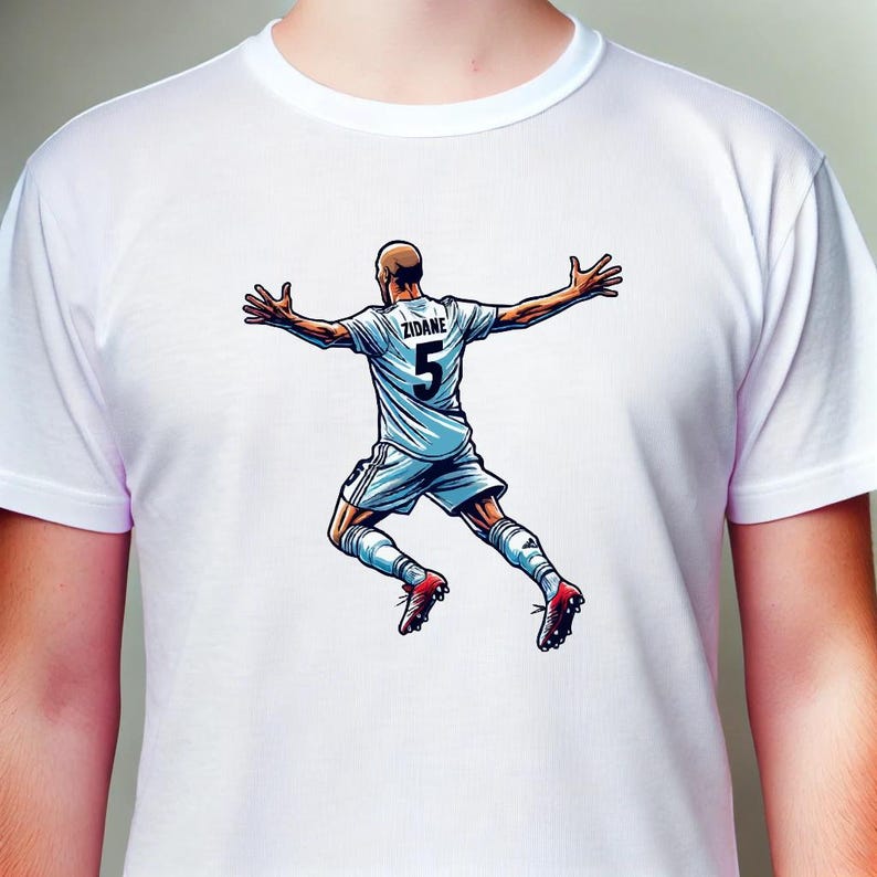 Zidane SVG Footballer SVG Zidane Digital File Football SVG Soccer ...