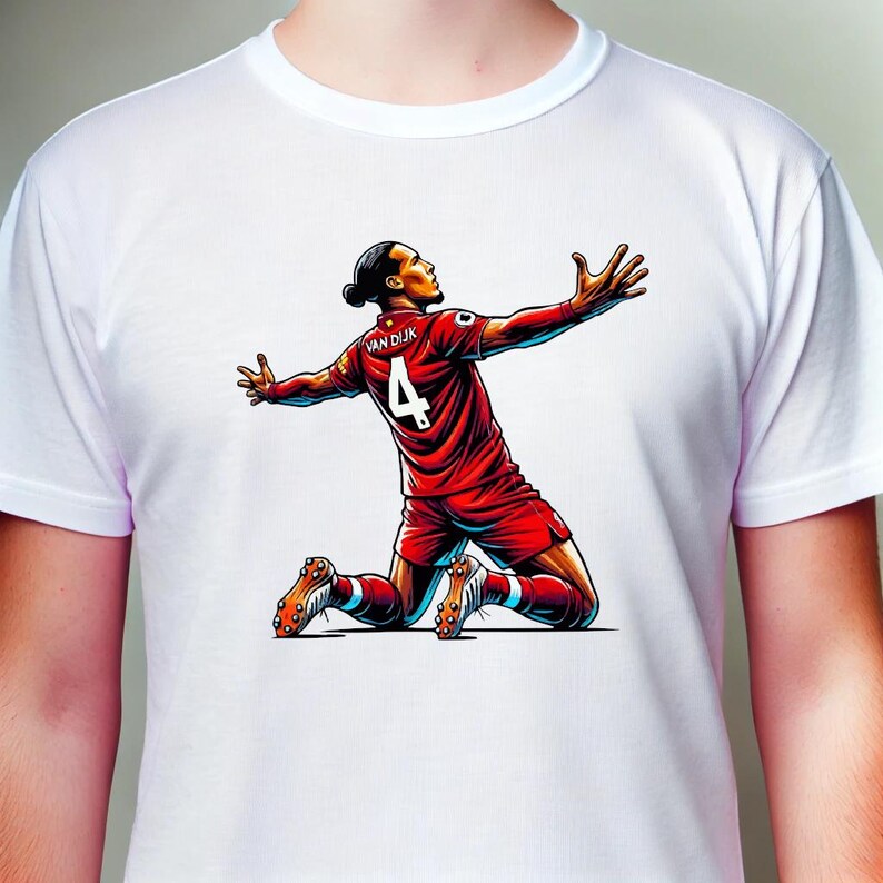 Van Dijk SVG Footballer SVG Digital File Football SVG Soccer Player ...