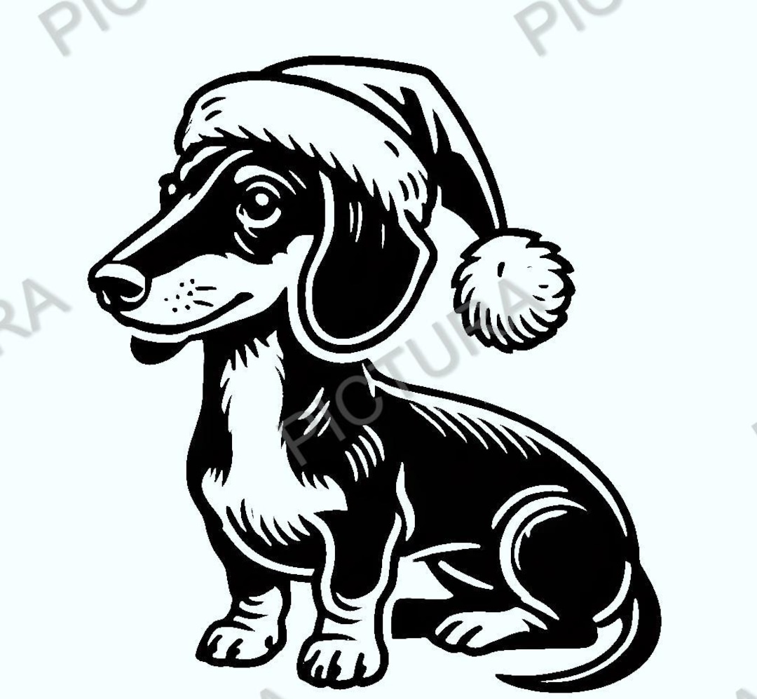 Christmas Dogs SVG Dachshund SVG for Cricut Pet SVG Cut Files for Dog ...