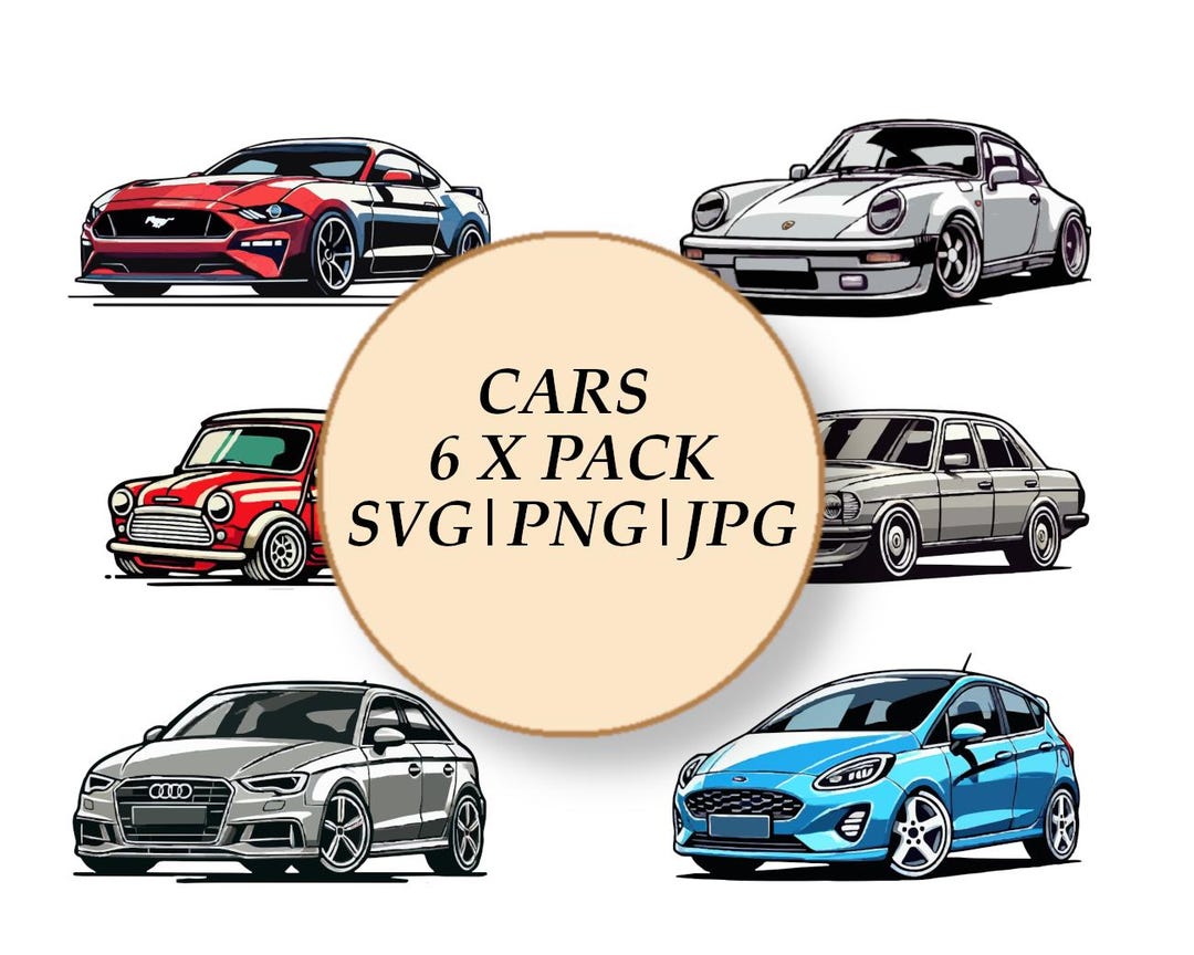 Cars SVG Bundle Car Lover SVG for Cricut Vintage Car SVG Cut Files ...