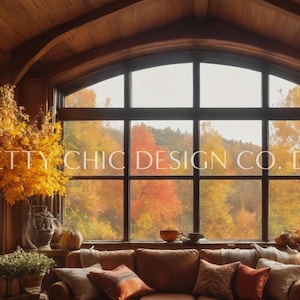 Zoom Background, Soft Autumn Fall Cozy Background for Meetings, Virtual ...