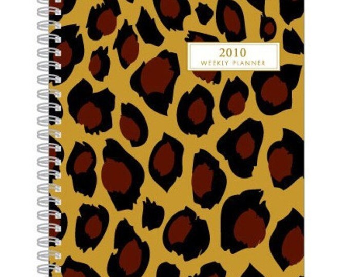 Leopard Planner - Etsy