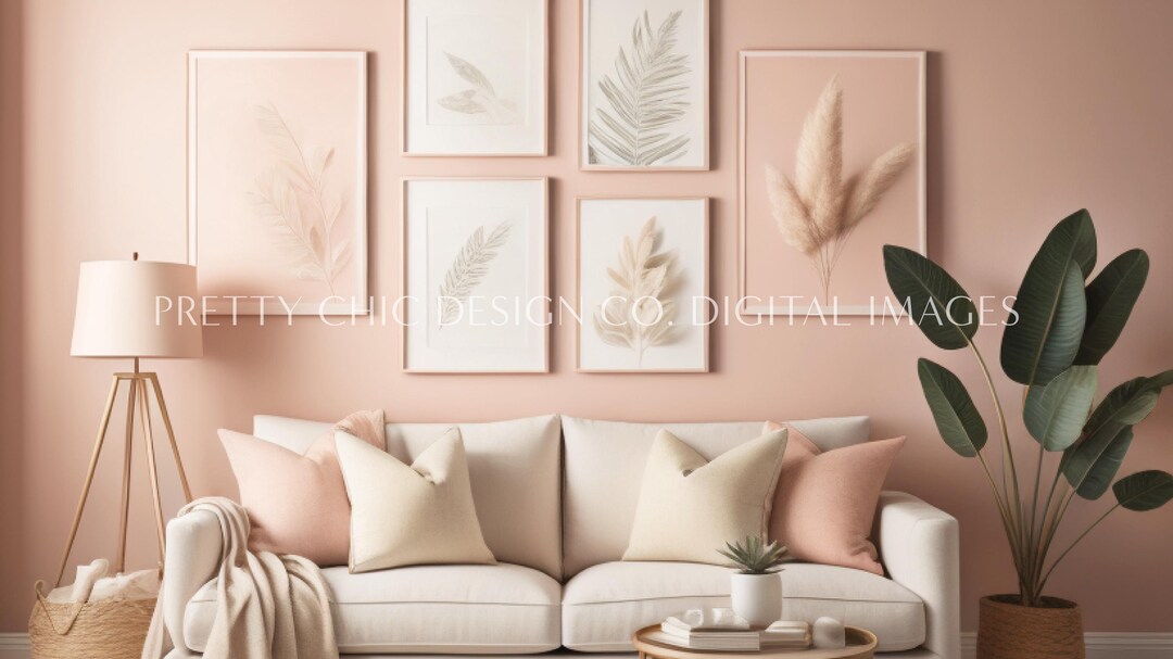 Zoom Background, Virtual Background for Meetings, Chic Peach Fuzz ...