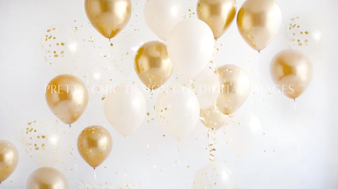 Zoom Background, Balloon Background for Meetings, Party Backdrop ...
