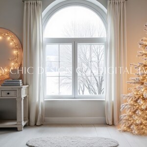 Winter Luxe Virtual Background Bundle, Holiday Pack of 10 Digital ...