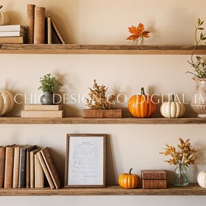 Cozy Autumn Aesthetic Virtual Background Bundle, Fall Pack of 8 Digital ...