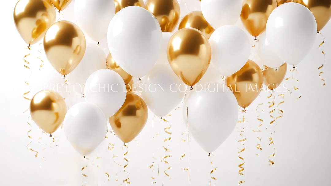 Zoom Background, Balloons Background for Meetings, Celebration Virtual ...