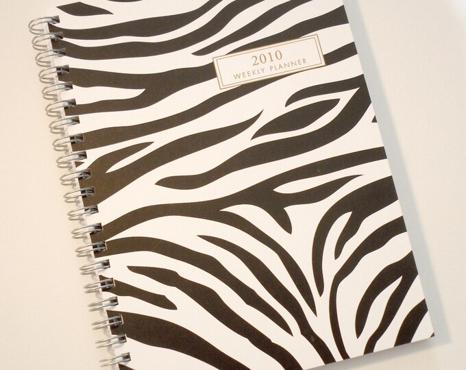 Black Zebra Planner - Etsy