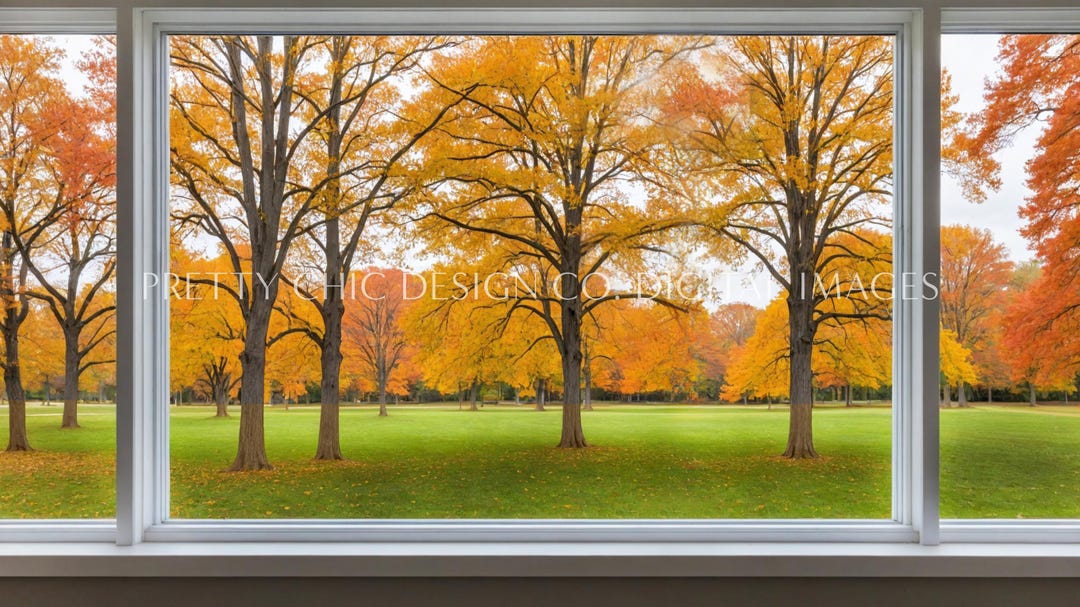 Fall Foliage Zoom Background, Background for Meetings, Virtual Office ...