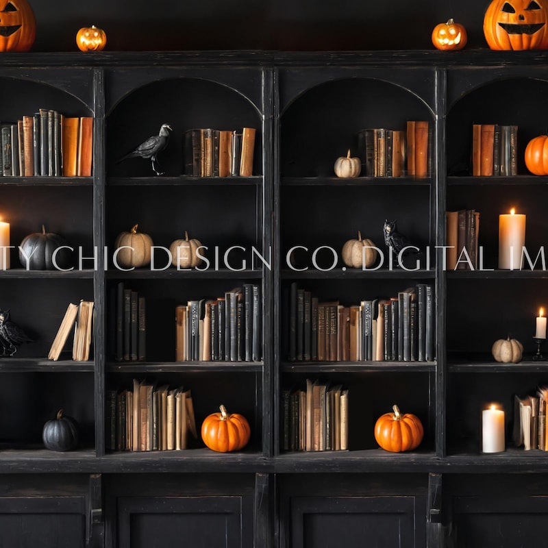 Halloween Virtual Background for Teams - Etsy