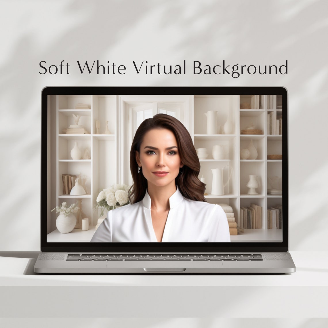 Calming Virtual Backdrop, Zoom Background for Meetings, Soft ...