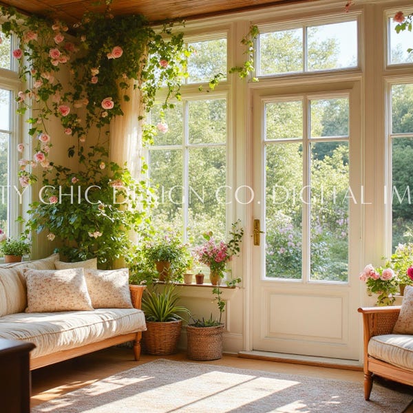 Spring Window Teams Background - Etsy