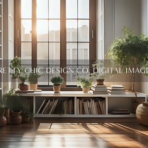 Virtual Background, Library Study for Meetings, Zoom Background ...