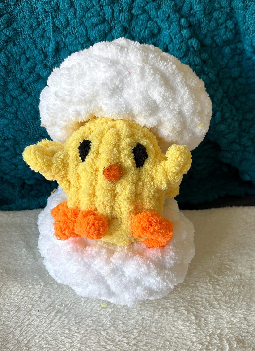 Clucky & Eggie - the Hand-knit Chicken and Egg Duo You Never Knew You ...