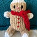 Handmade Chunky Knit Gingerbread Man Stuffie Emotional Support Gift - Etsy