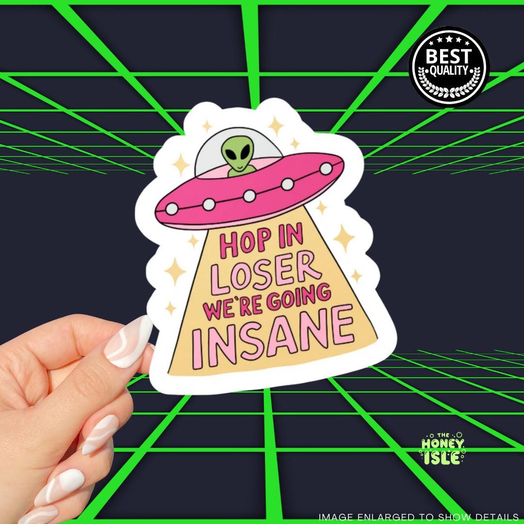 Hop in Loser We're Going Insane Mental Health | Girly Pink Aesthetic ...