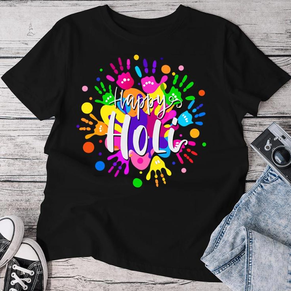 Happy Holi Shirts for Kids Boys Girls Toddler India Hindu Shirt, Gift ...