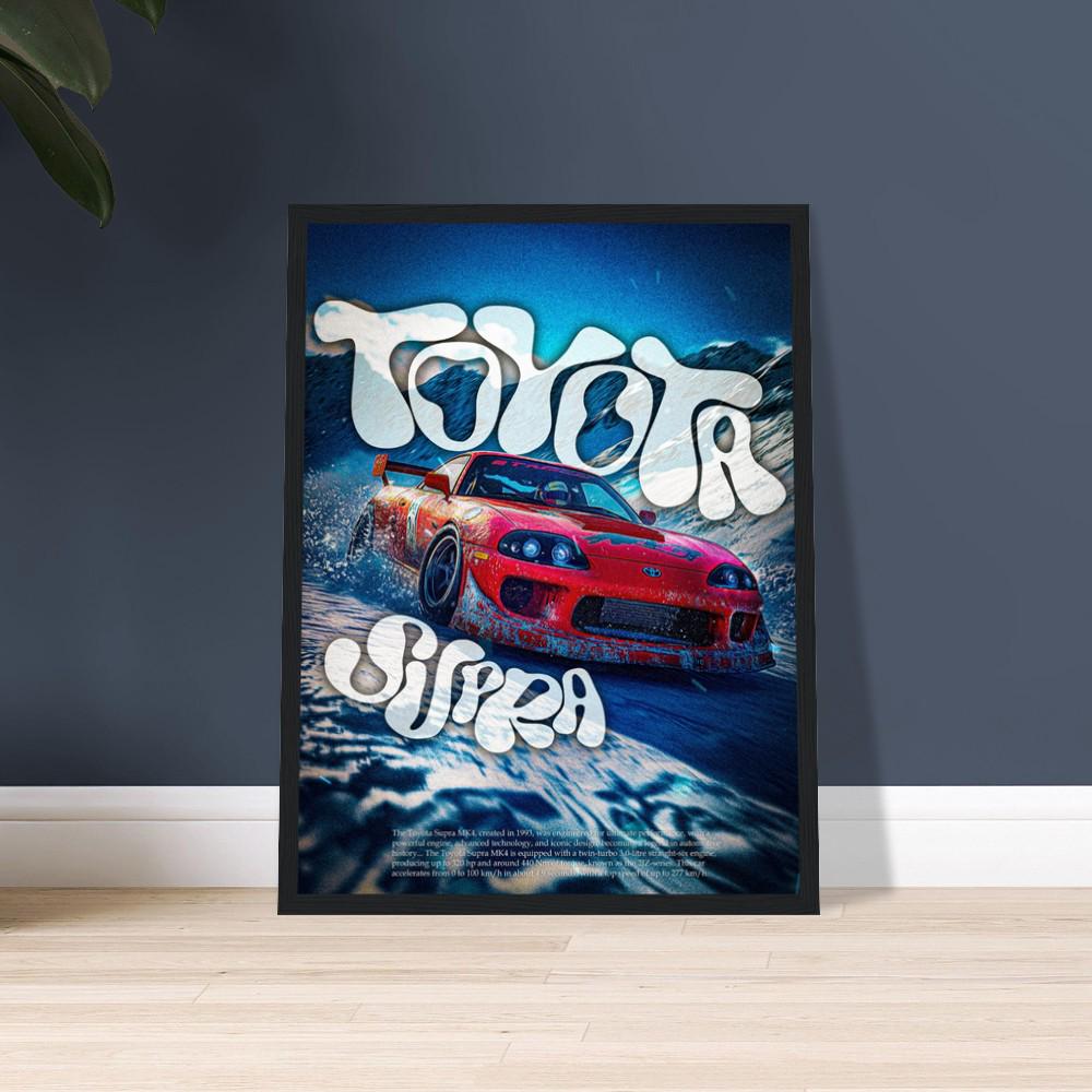 Toyota Supra Mk4 Premium Matte Paper Poster,poster, Wall Art, Wall ...