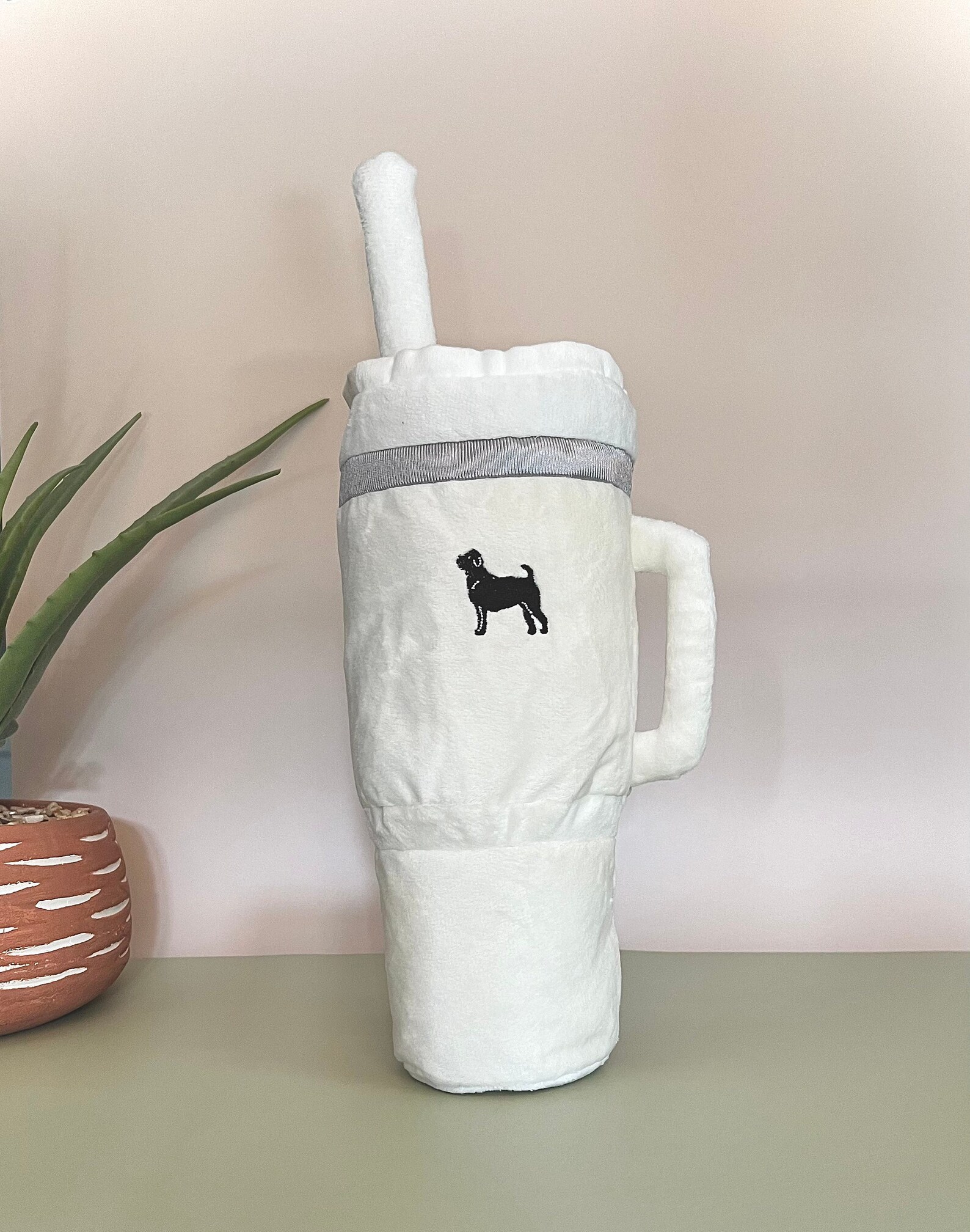 Dabuddy Cup- Stanley Plush Dog Toy-pet Accessories- Double Lined ...
