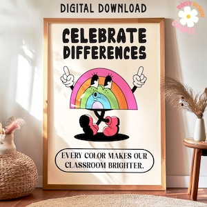 Classroom Posters Mega Bundle Prints Download, Groovy Classroom Poster ...