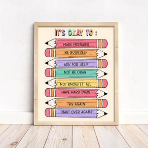 Classroom Decor, Digital Download Classroom Posters, Motivation, Growth ...