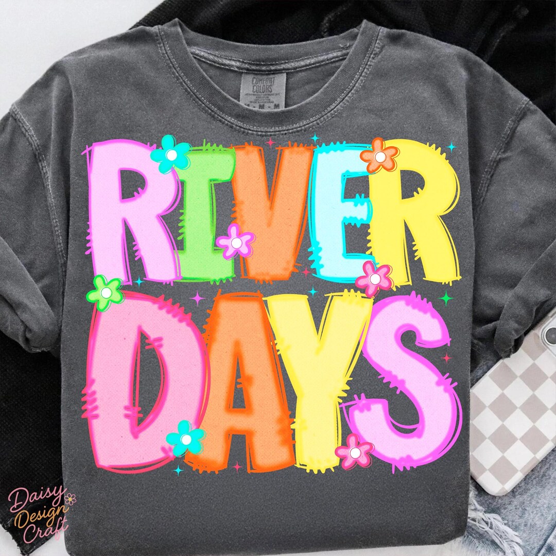 Preppy River Days Png, Preppy Trendy Summer Png Sublimation T-shirt ...