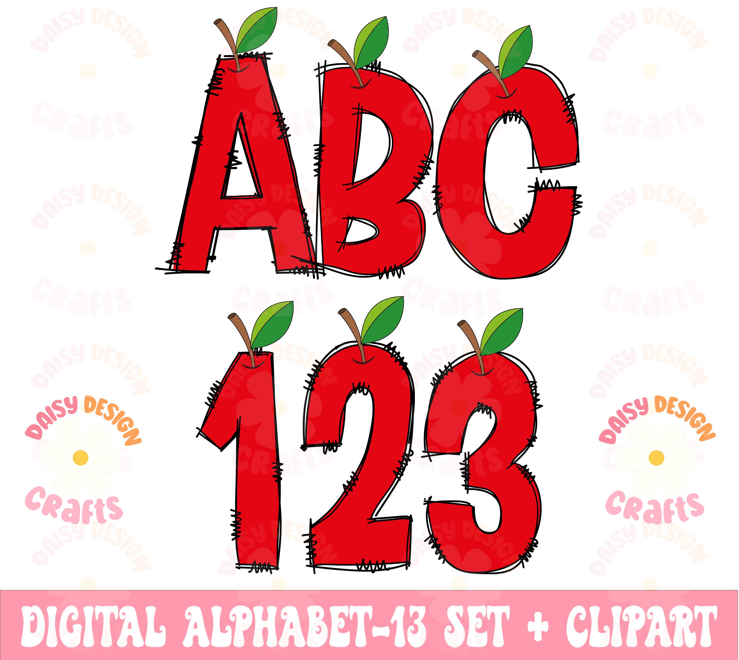 School Teacher Alphabet Png, Teacher Font Png, Alpha Doodle, School ...